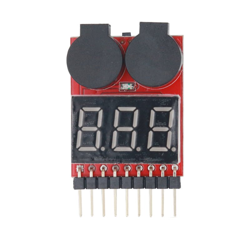 1-8 Cells Lipo LiFe LiMn Li-ion Battery Low Voltage Alarm Buzzer ...