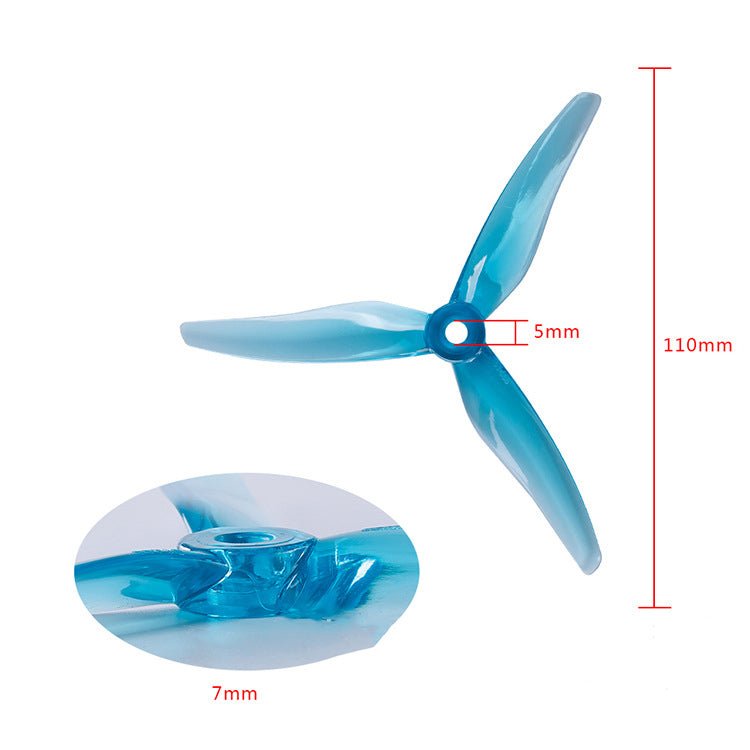 2Pairs Gemfan Hurricane 51466 5.1x4.66 5 inch Durable CW CCW ...