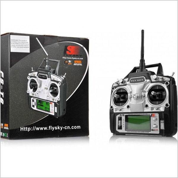 Flysky 6 Channel Radio Controller FS-T6 with R6B Receiver – Hobbymate Hobby