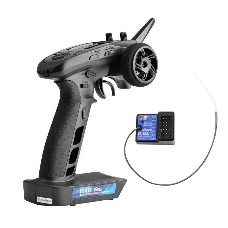 Flysky FS-GT5 6 Channel Radio Transmitter & FS-BS6 Receiver – Hobbymate ...