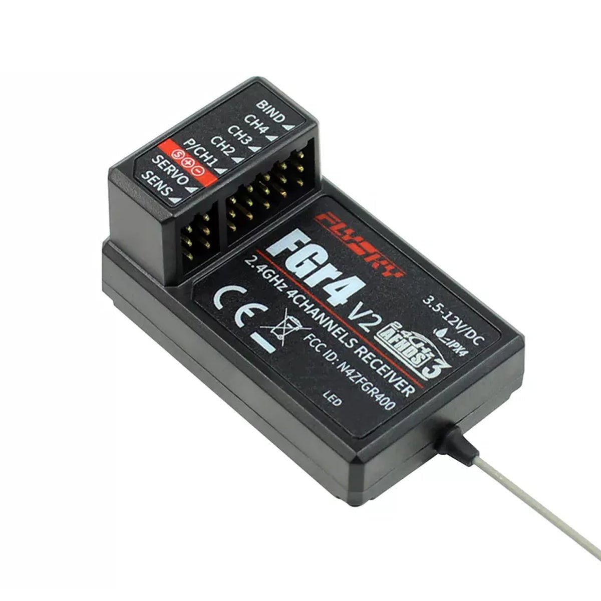 Flysky Noble NB4 Receiver FS-FGR4 V2 4 Channels AFHDS3 – Hobbymate Hobby