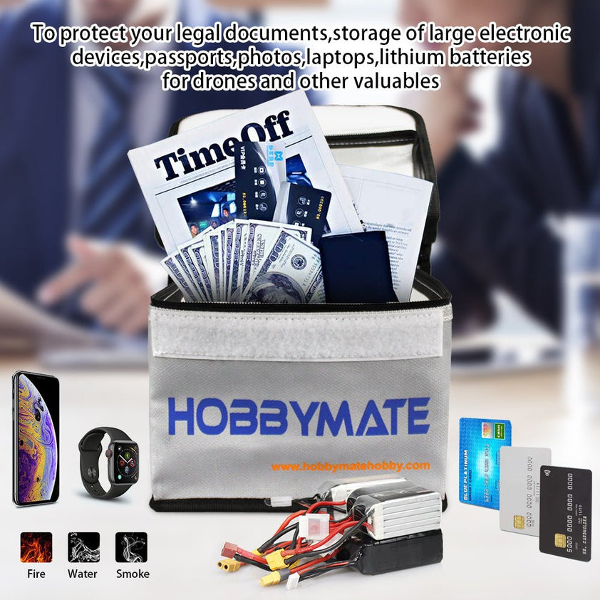 Lipo Battery Bag Fireproof - Lipo Battery Charging Storage Bag ...