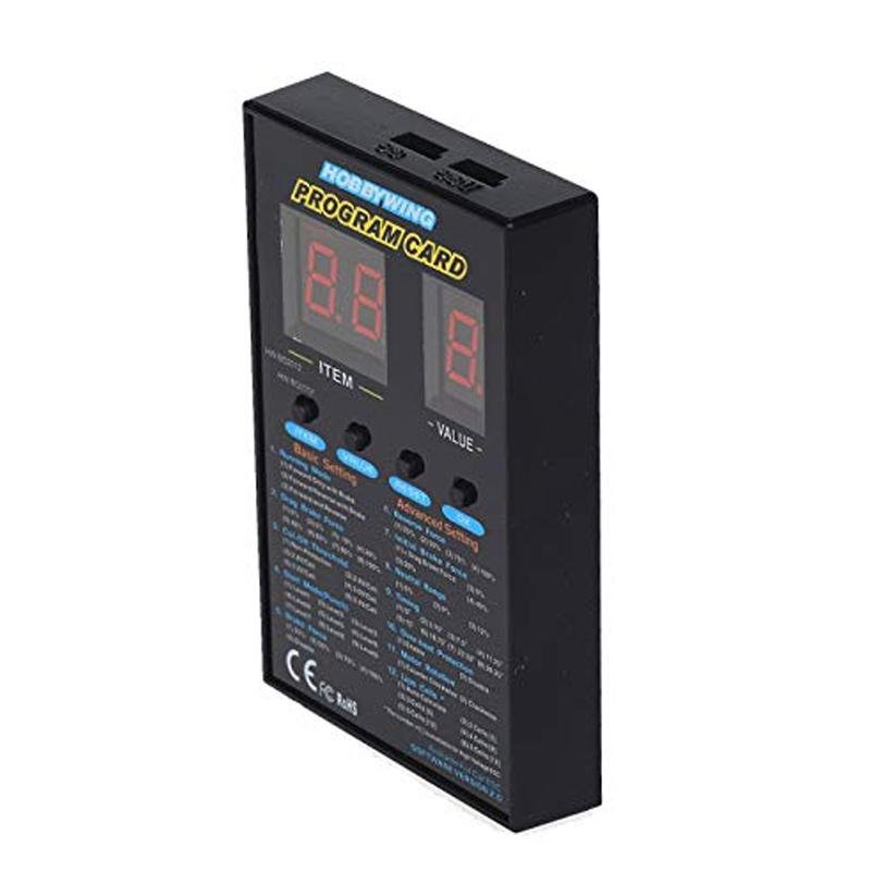 Hobbywing Program Card for QuicRun XeRun EzRun Brushless ESC ...