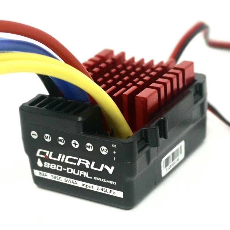 Hobbywing QuicRun WP 880 Dual Brushed ESC for Rc Car Truck – Hobbymate ...