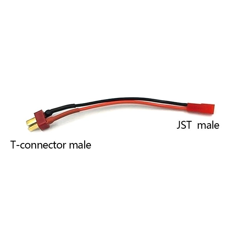 T-connector / T plug to JST connector male female adapter – Hobbymate Hobby
